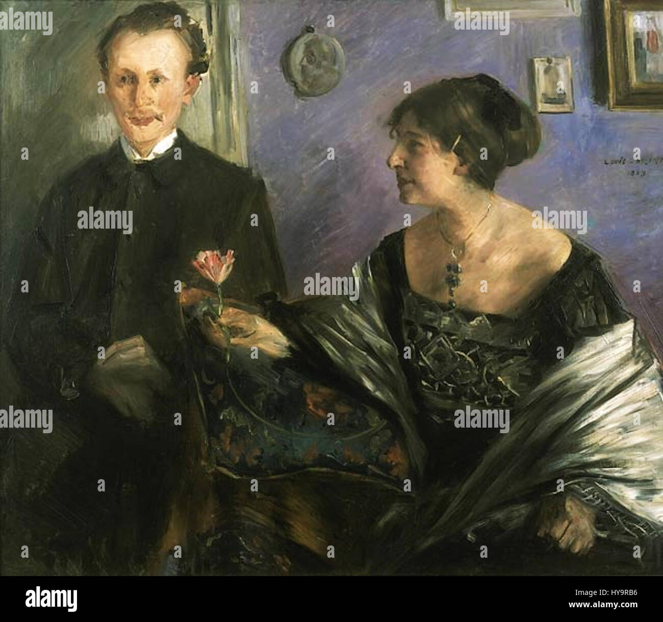 Corinth Georg Hirschfeld and his wife Stock Photo - Alamy