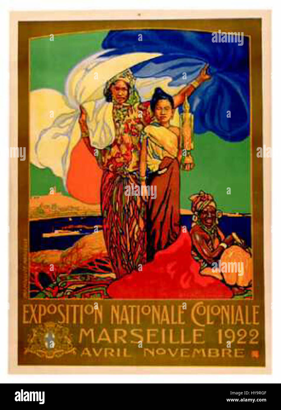 The 1922 Exposition Nationale Coloniale showcased colonial exhibitions ...