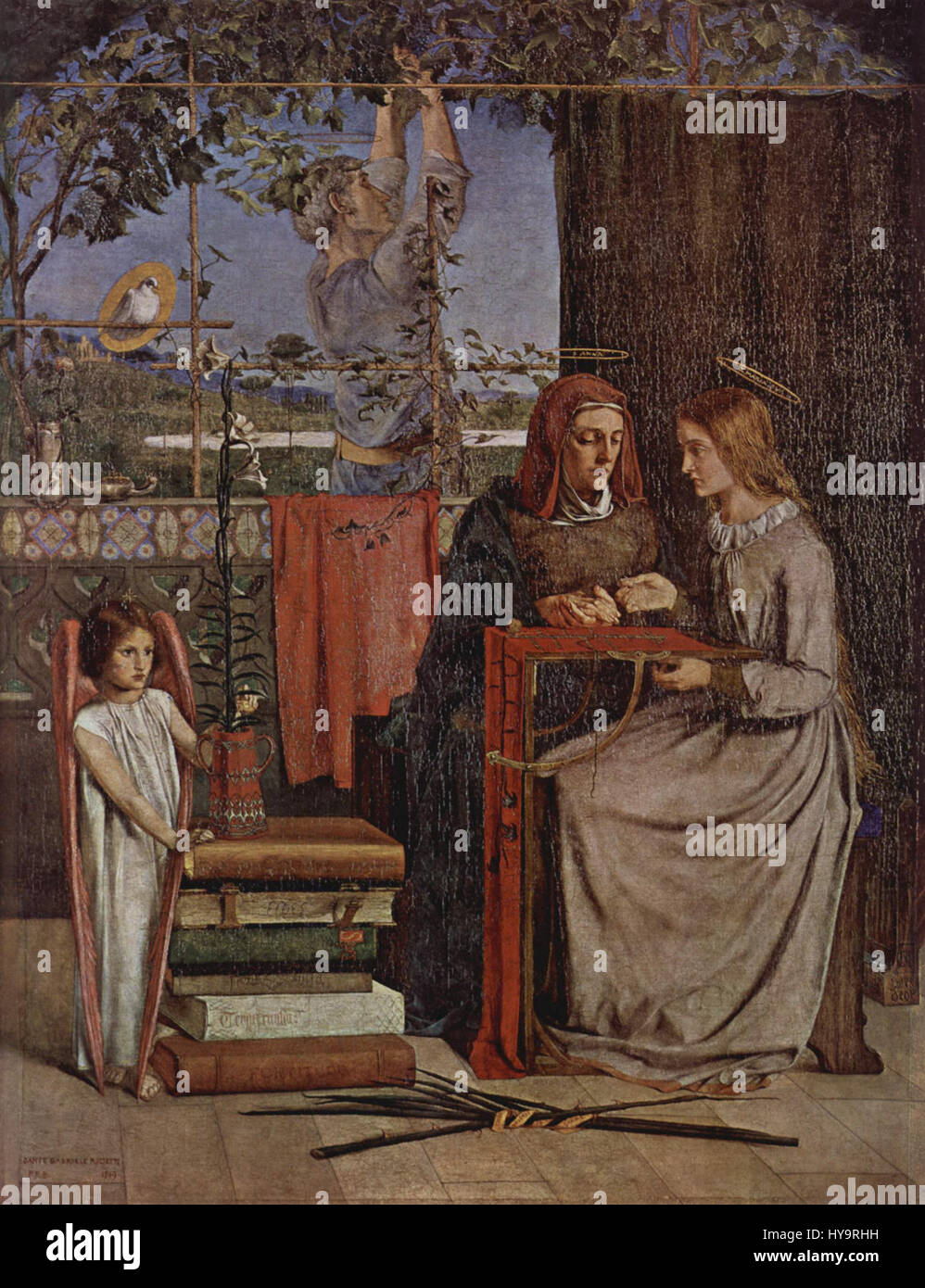 Dante Gabriel Rossetti 004 Stock Photo - Alamy