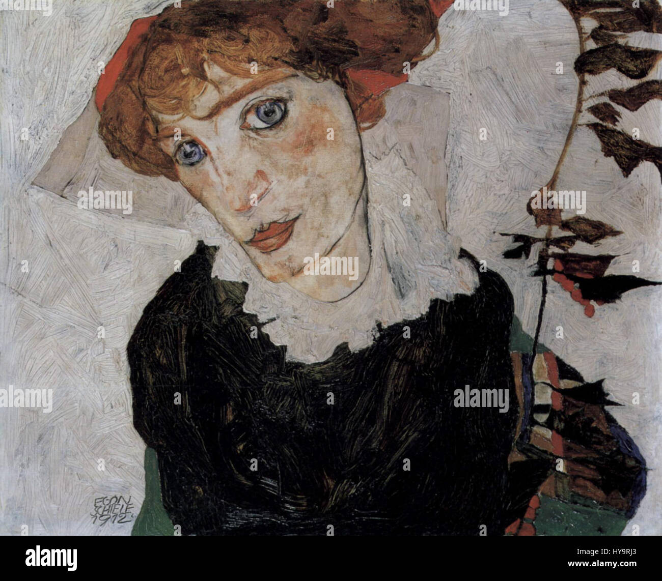 Egon Schiele's work '069' showcases his signature expressionist style ...