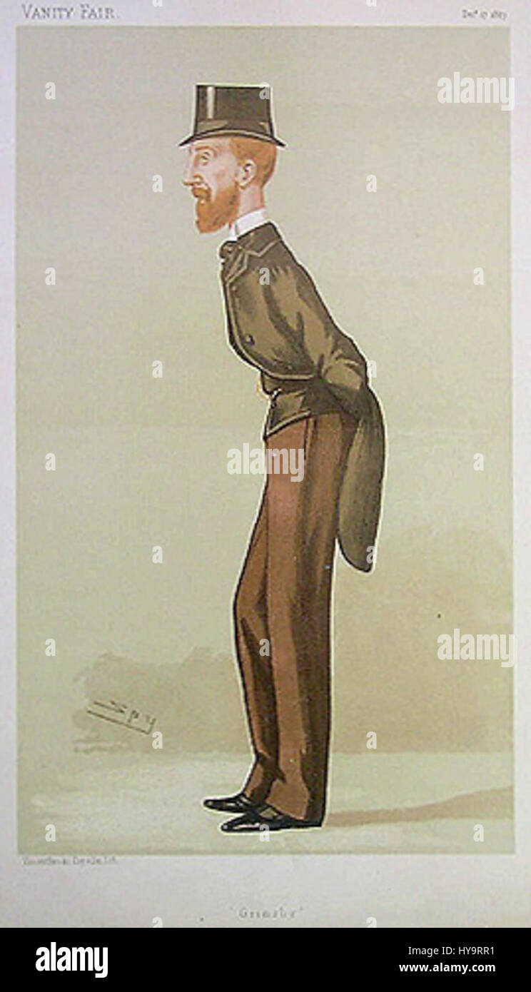 A caricature by Edward Heneage published in *Vanity Fair* on December ...