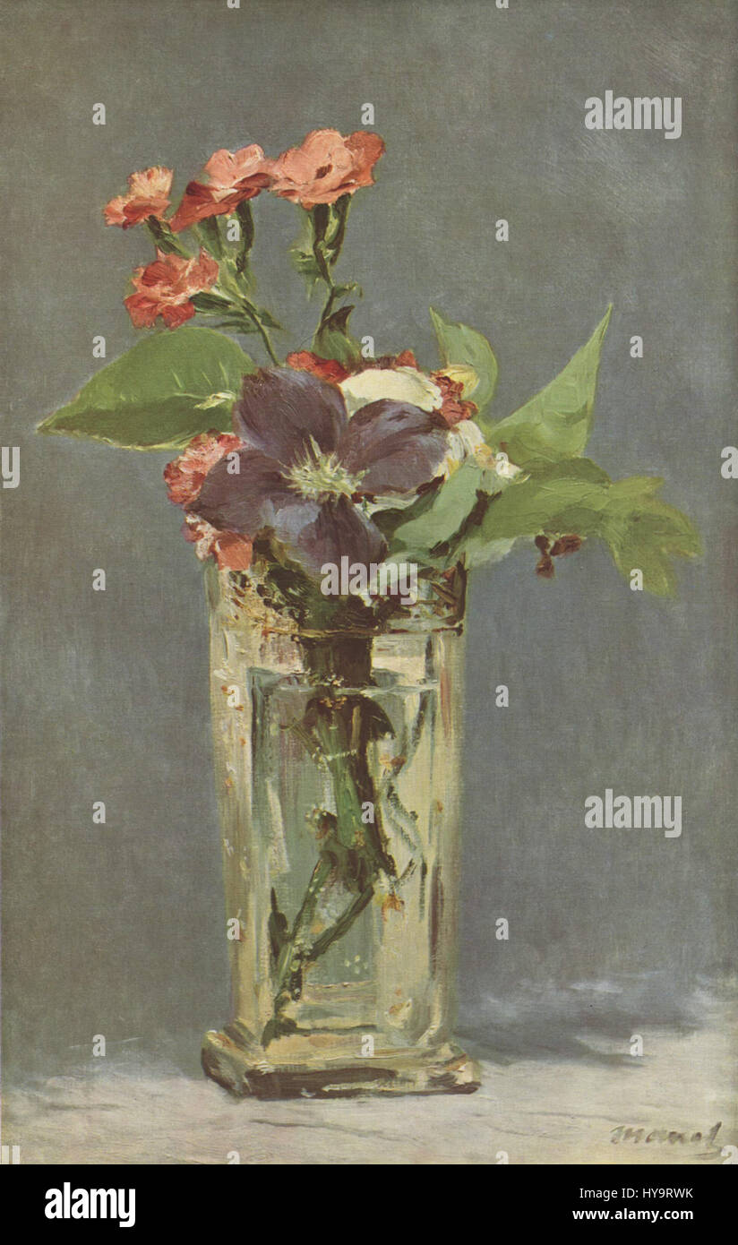 This painting by Edouard Manet captures his distinctive modernist style ...