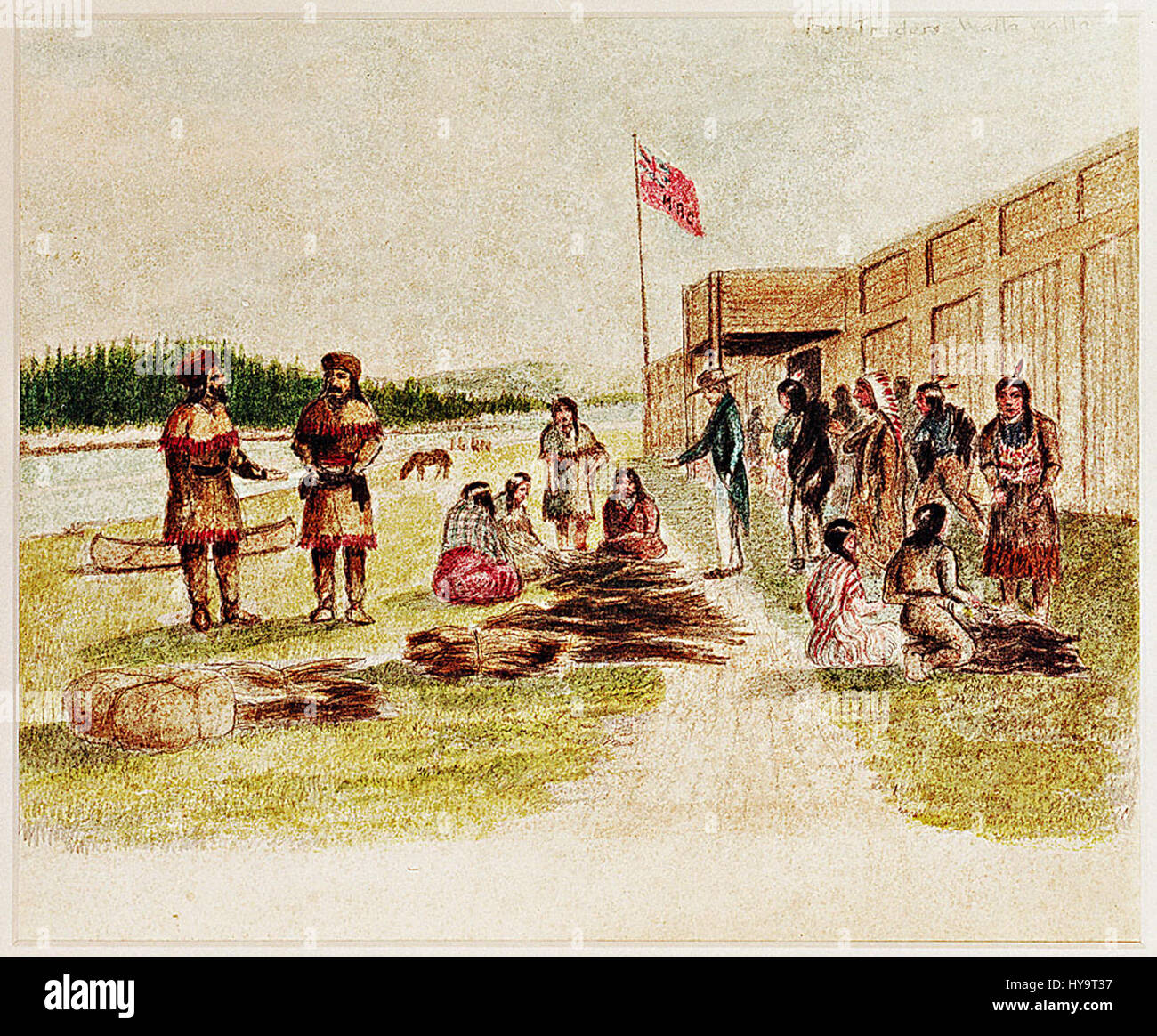 Native american trading post hi-res stock photography and images - Alamy
