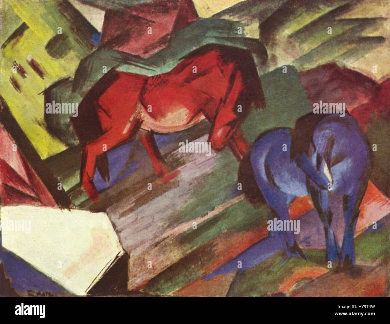'Franz Marc 023' refers to a work by the German Expressionist painter ...