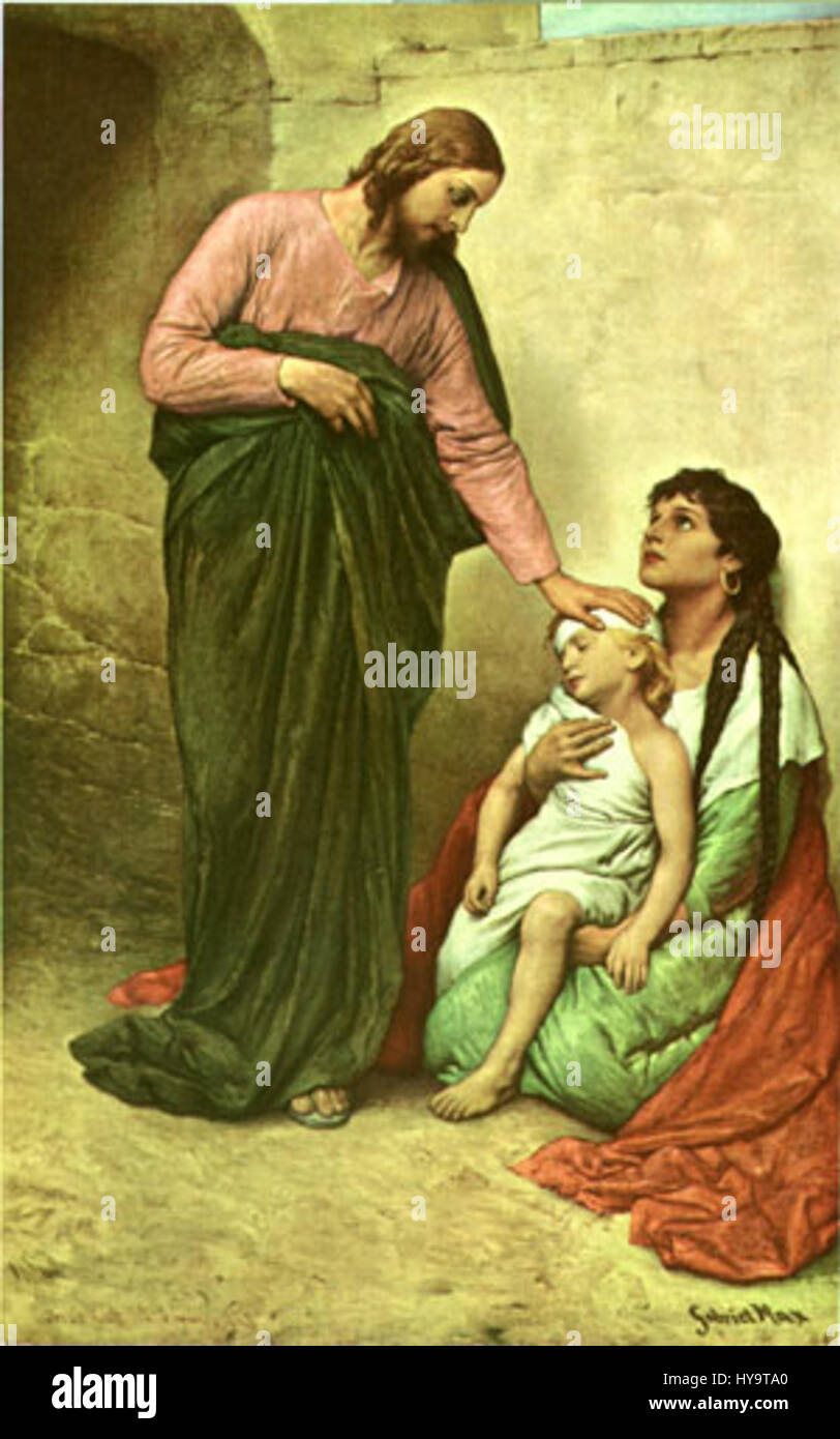 Jesus heilt die kranken hi-res stock photography and images - Alamy