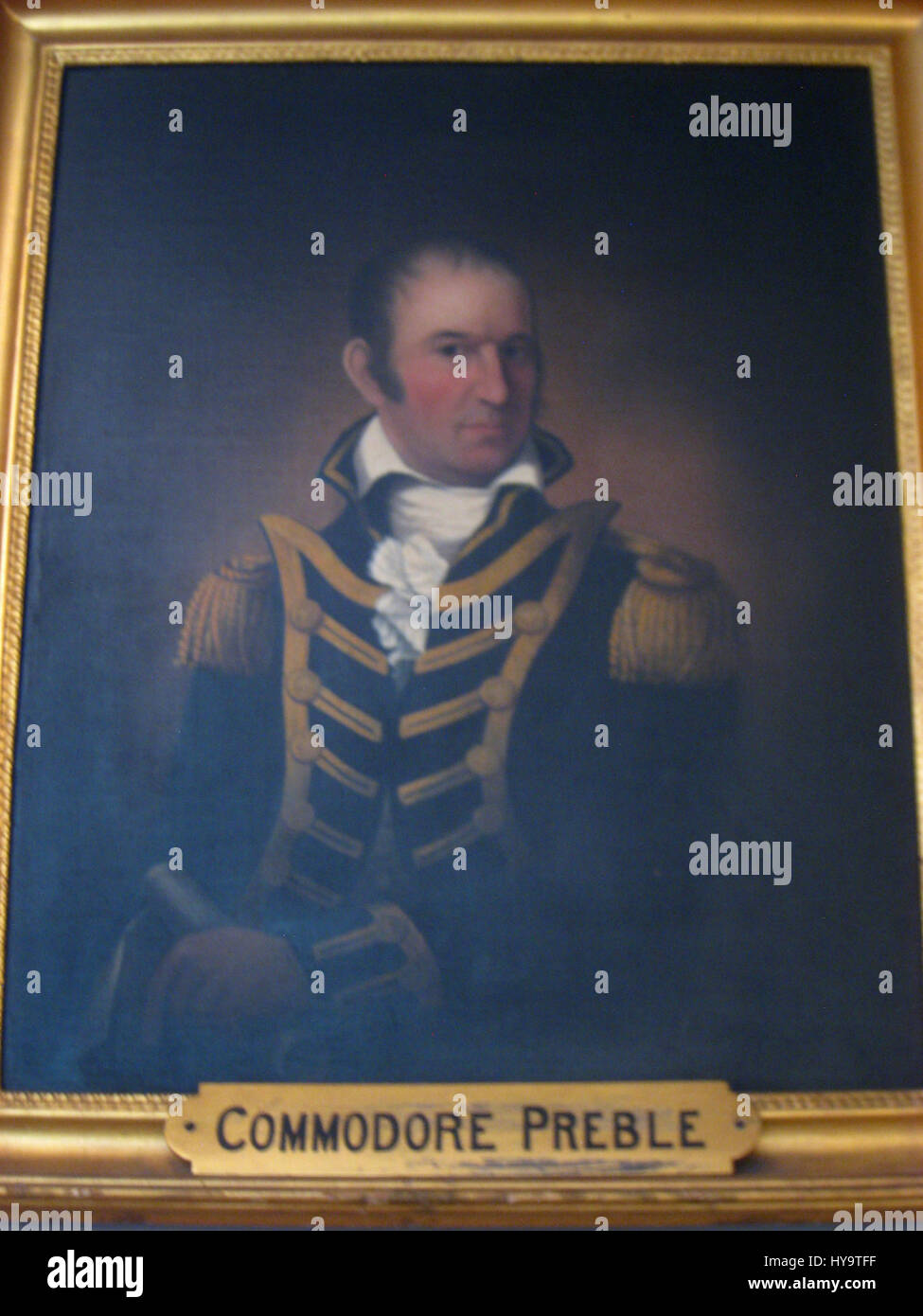 This portrait of Edward Preble, created by artist Edward Marston ...