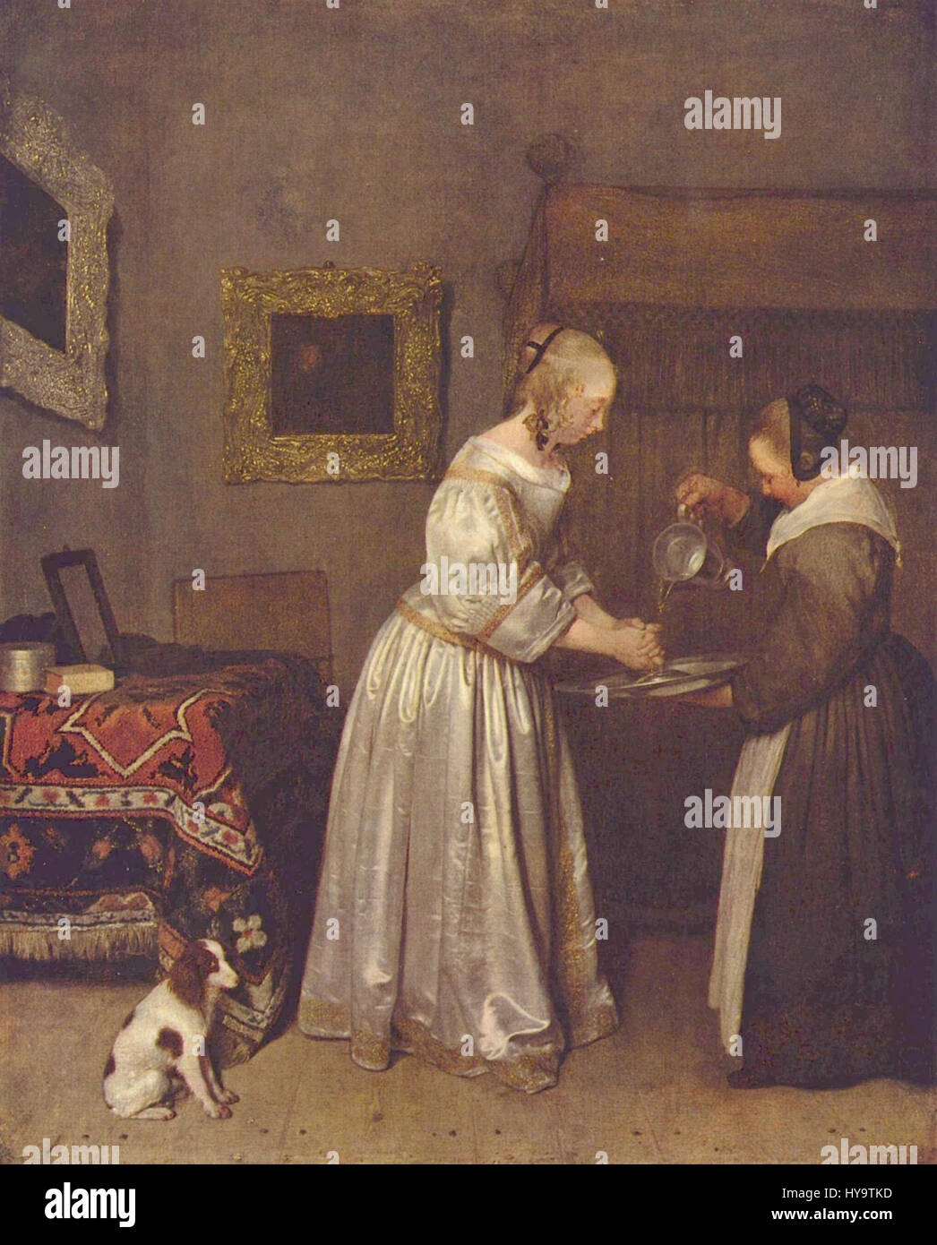 Gerard ter Borch d. J., a 17th-century Dutch painter, is known for his ...