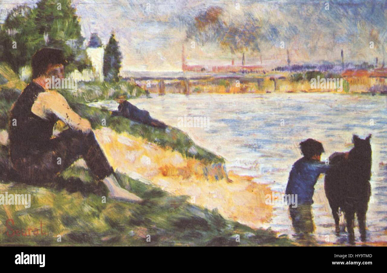 Georges Seurat's '041' is part of his iconic pointillist works. Using ...