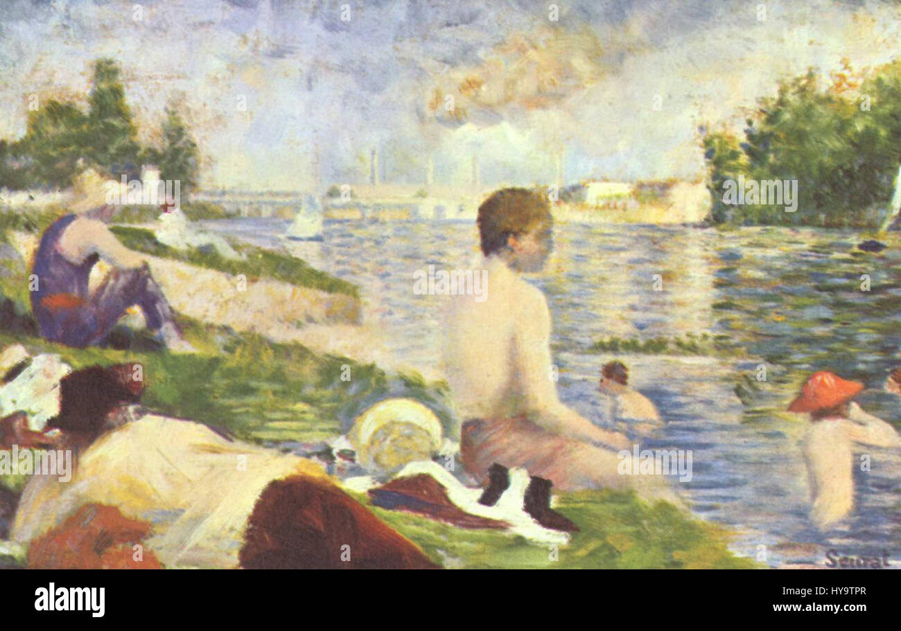 Georges Seurat, a French post-impressionist artist, is famous for ...