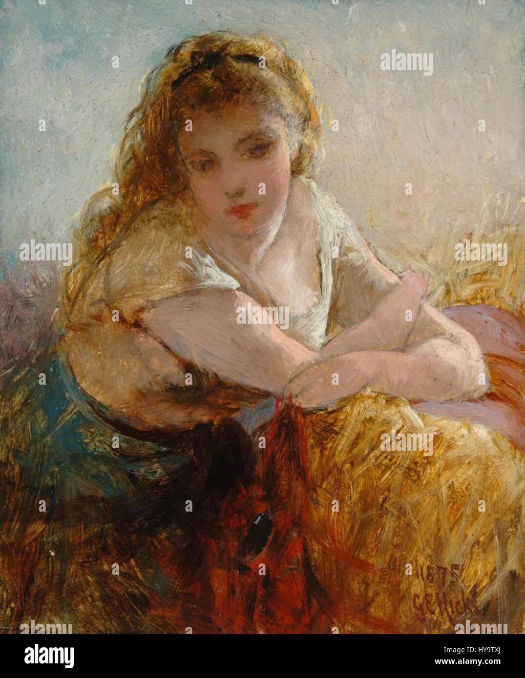 George Elgar Hicks was a British painter known for his genre scenes ...