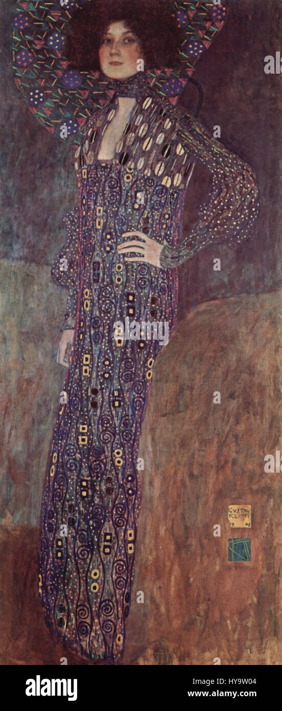 This work by Gustav Klimt, identified as 049, showcases the artist’s ...