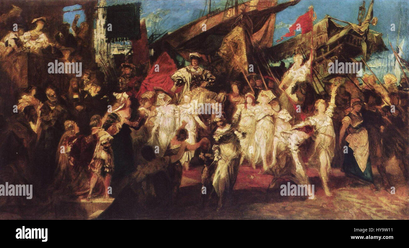 Hans Makart's work reflects the grandeur of the late 19th-century ...