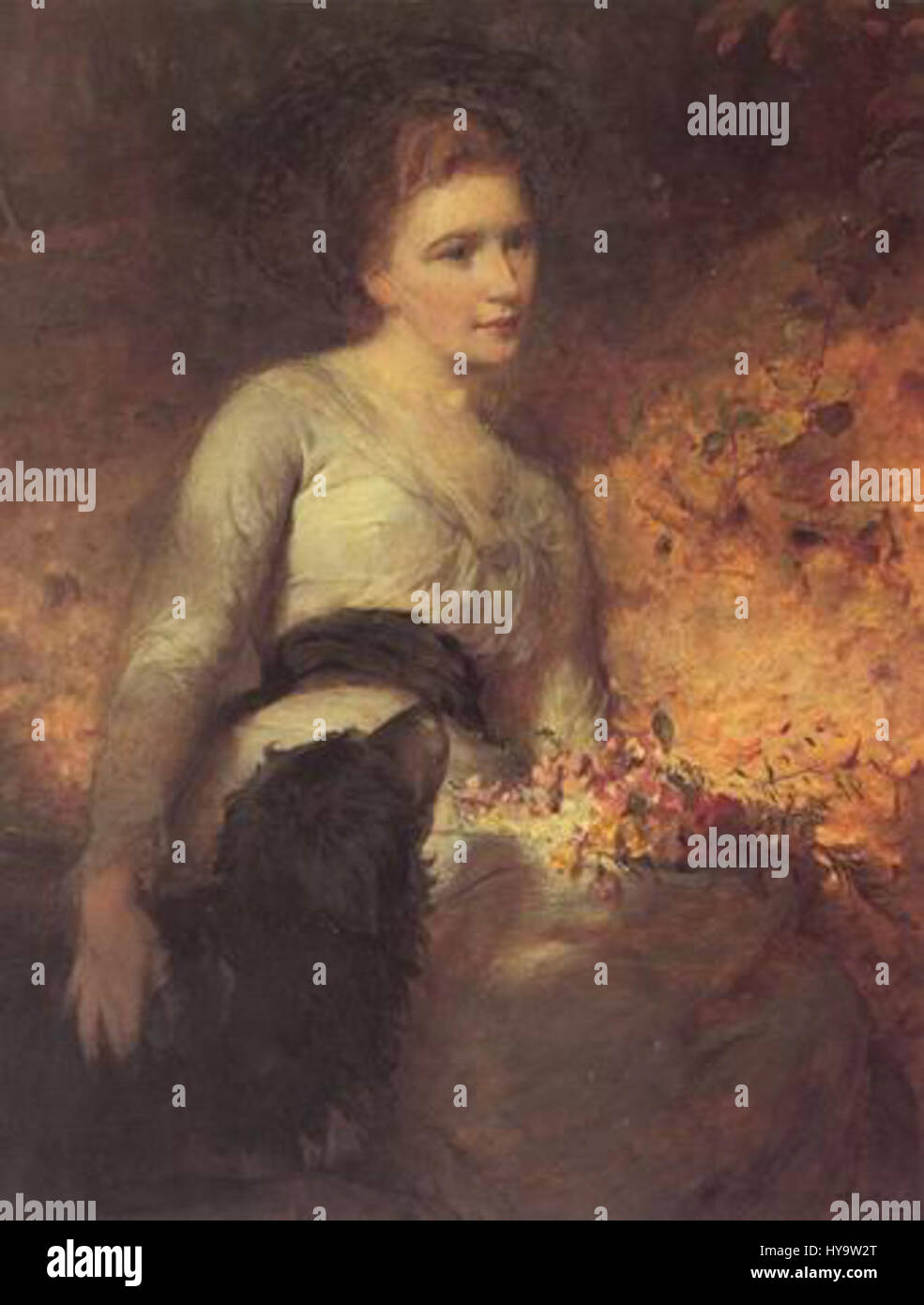 Jane Isabella Baird, known as Lady Hicks, was painted by the artist Villers, capturing her noble ...