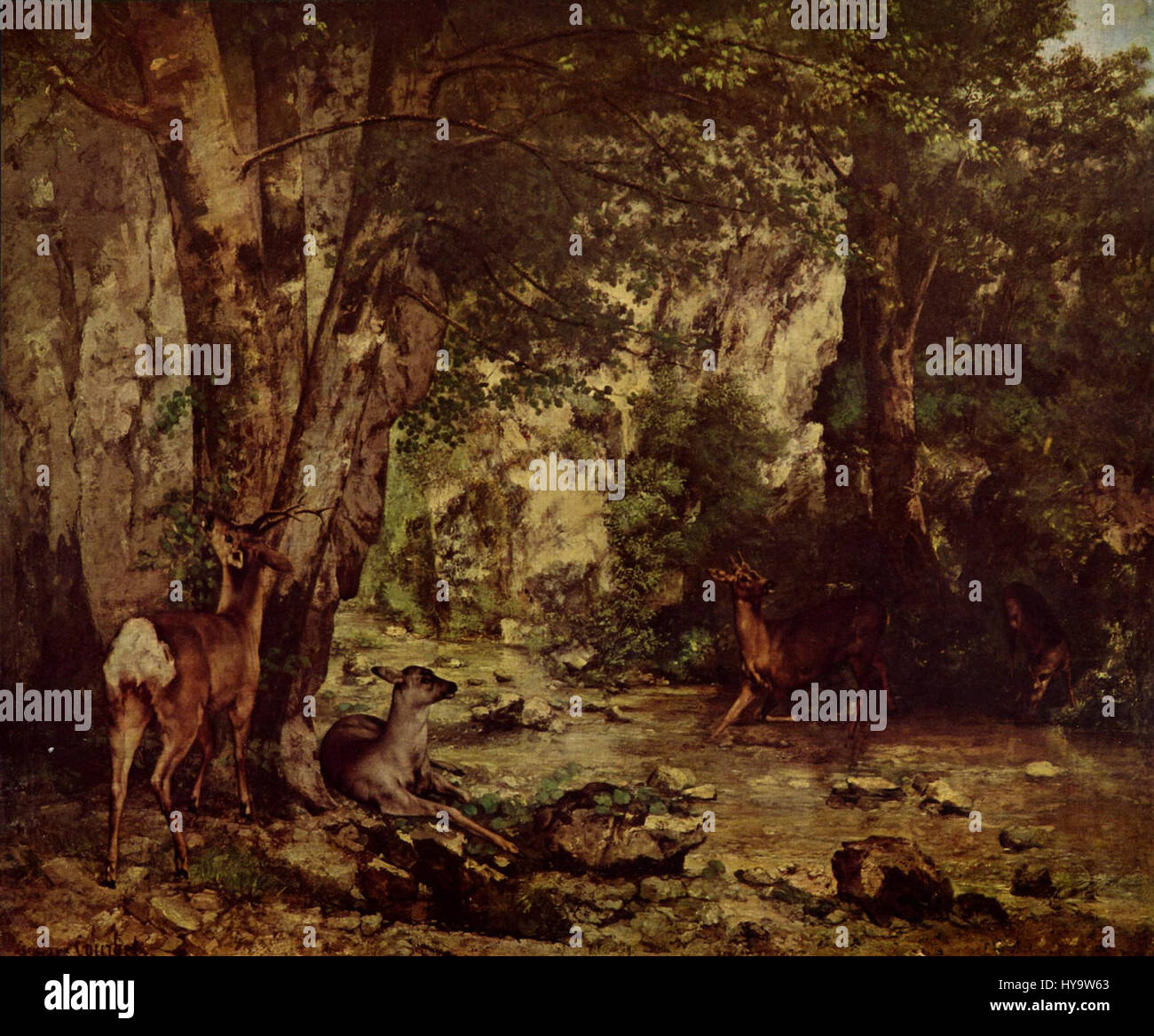 Gustave Courbet, a French painter, was known for his bold and realistic ...