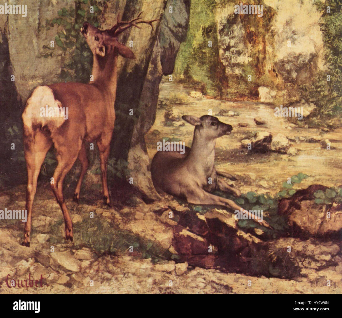 Gustave Courbet's painting, '035,' exemplifies his realist approach to ...