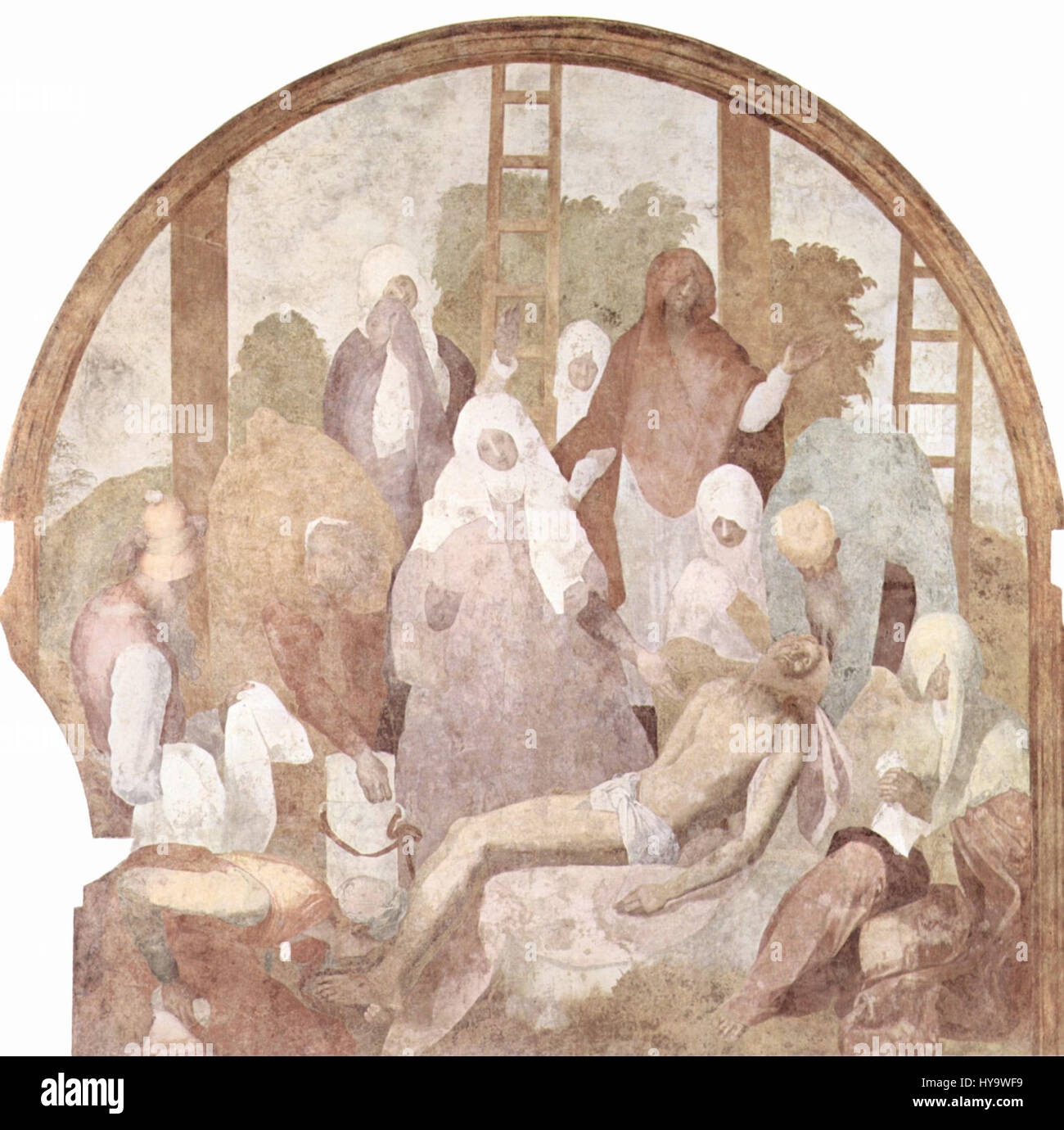 Jacopo Pontormo's work, identified as piece 030, illustrates the artist ...