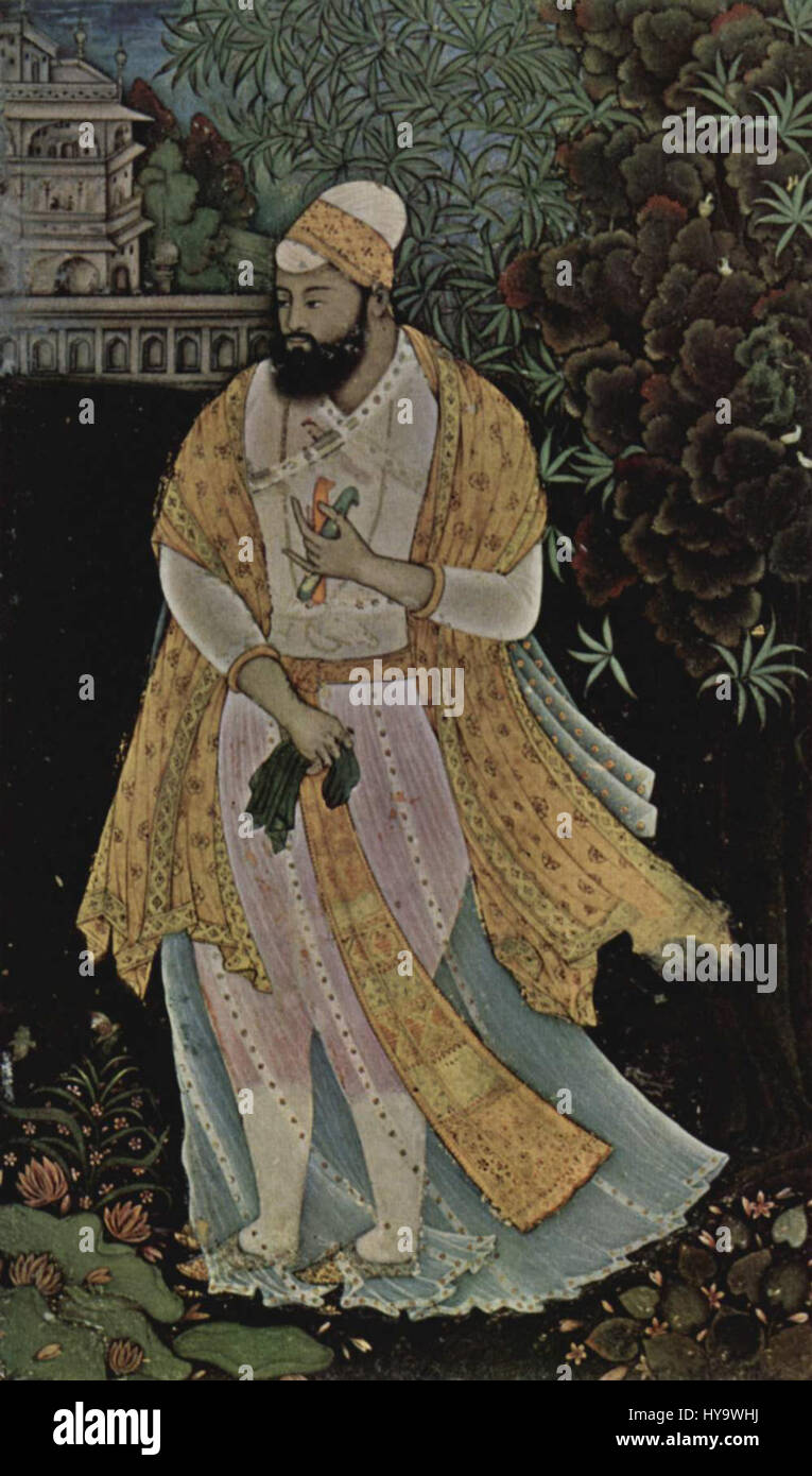 This artwork by an Indian painter from around 1615 showcases ...