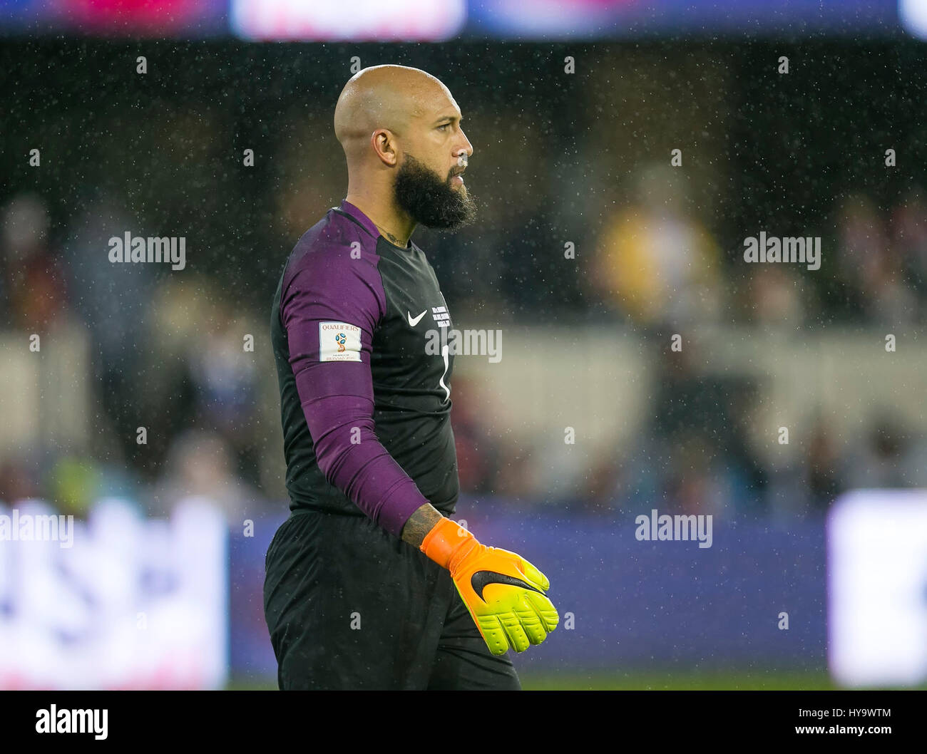 Usa. 24th Mar, 2017. goal keeper Tim Howard (1) in action during the ...