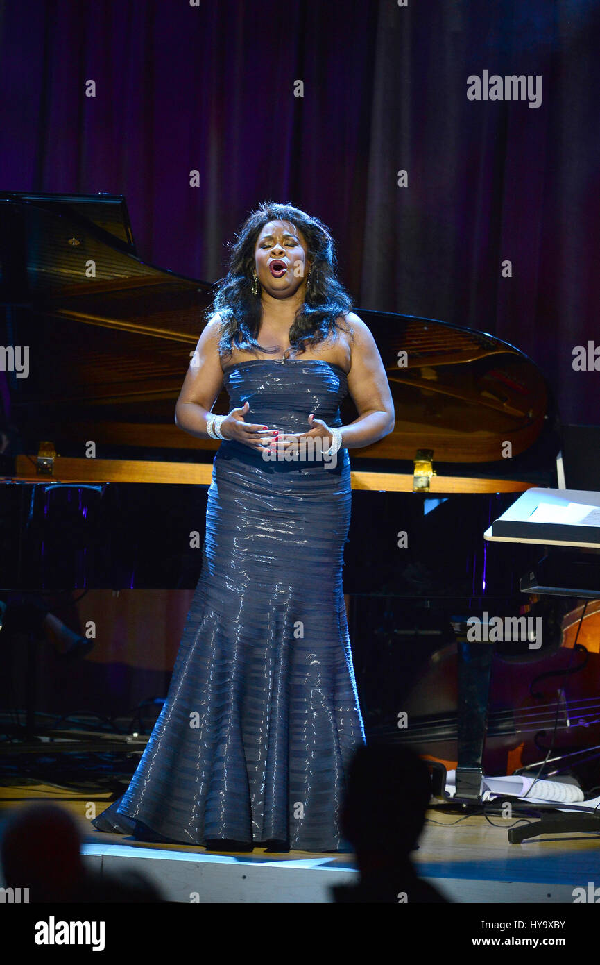 Miami, Florida, USA. 30th Mar, 2017. Operatic Mezzo-Soprano, Denyce ...