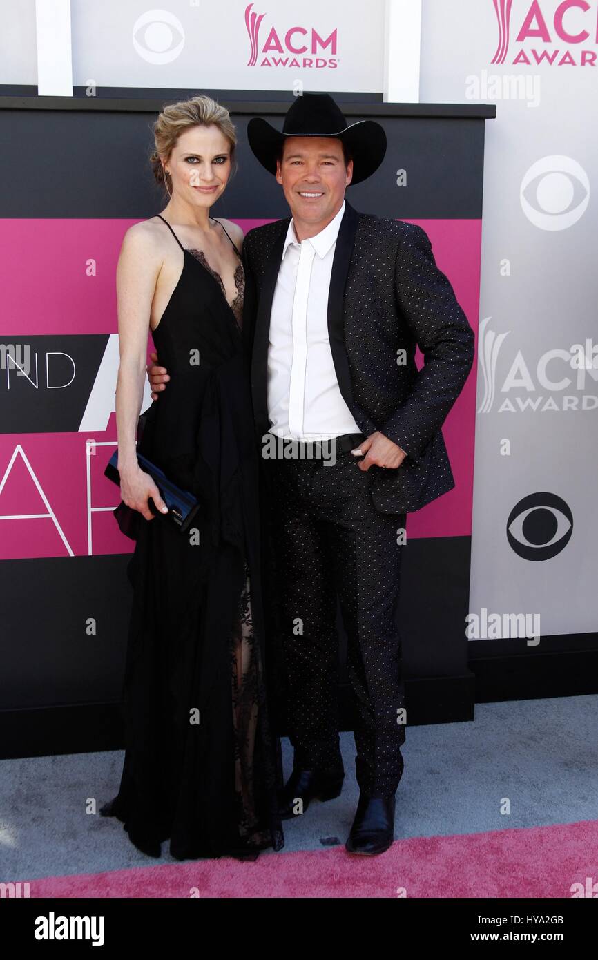 Las Vegas, NV, USA. 2nd Apr, 2017. Jessica Craig, Clay Walker at ...