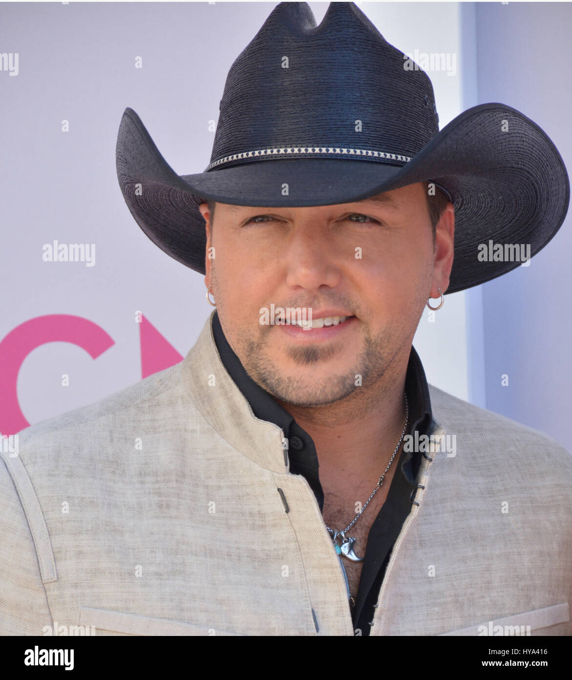 Las Vegas, Nevada, USA. 2nd Apr, 2017. Country singer Jason Aldean ...