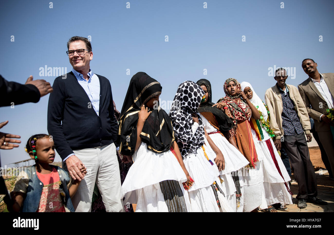 German Minister of Economic Cooperation and Development, Gerd Mueller ...