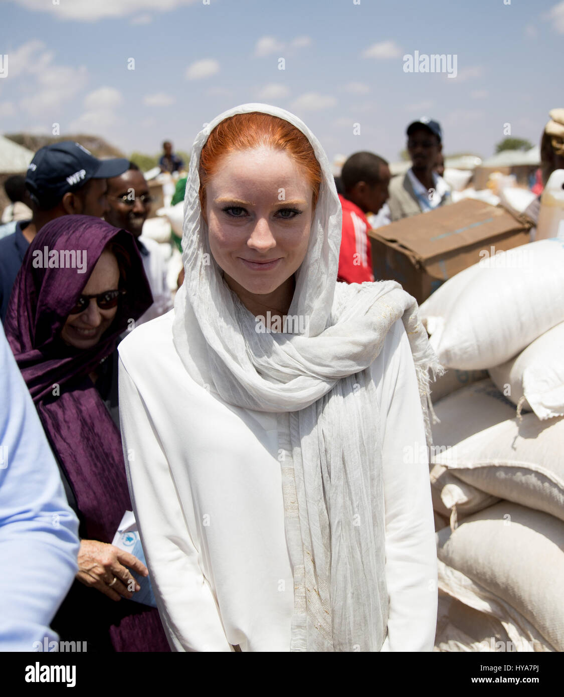 Somali Region, Ethiopia. 03rd Apr, 2017. Barbara Meier, model and ...