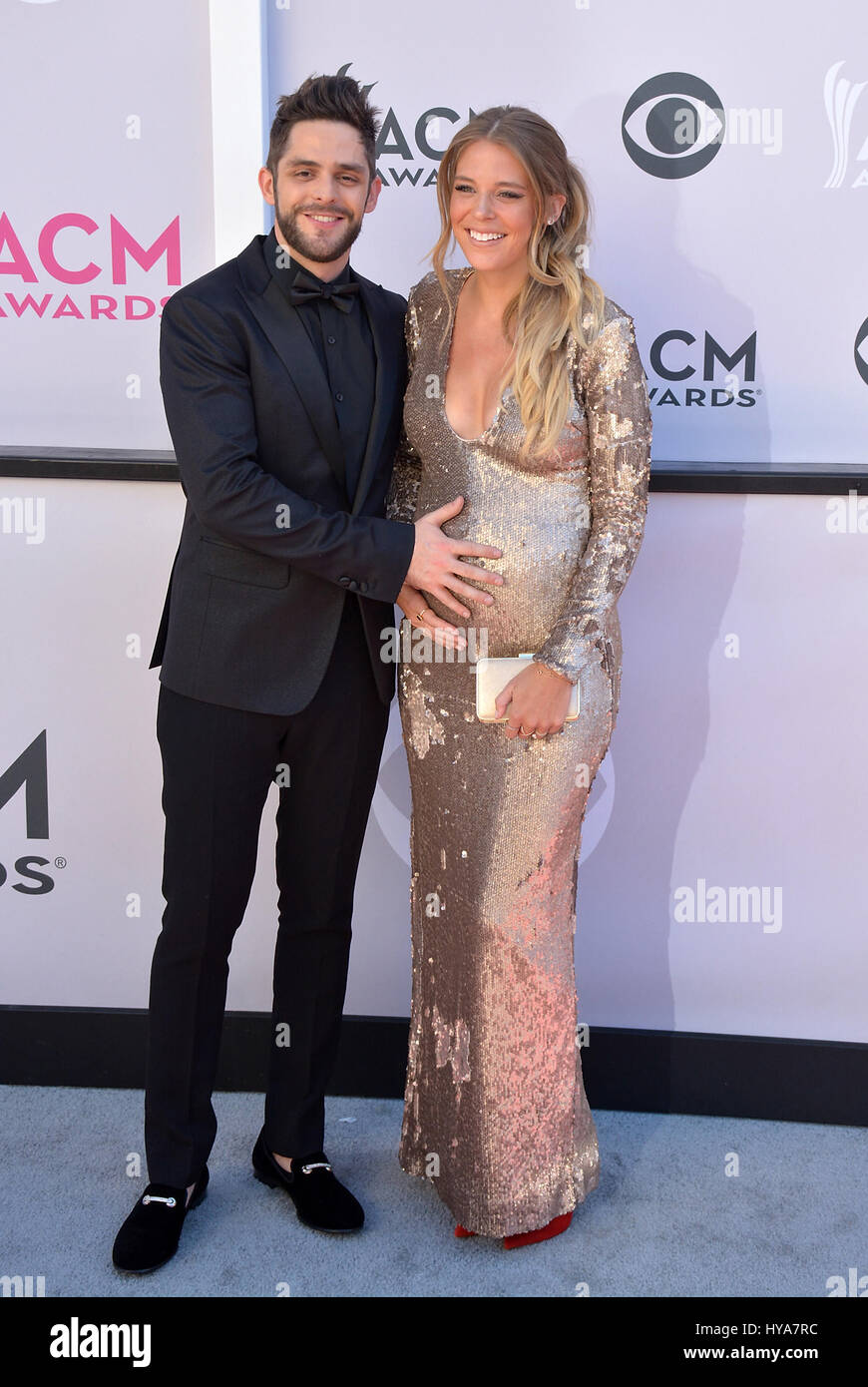 April 2, 2017 - Las Vegas, Nevada, U.S.- Country singer THOMAS RHETT ...