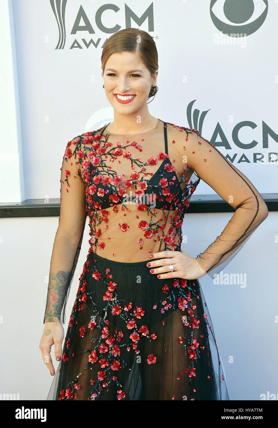 Las Vegas, Nevada, USA. 2nd Apr, 2017. Country singer CASSADEE POPE ...