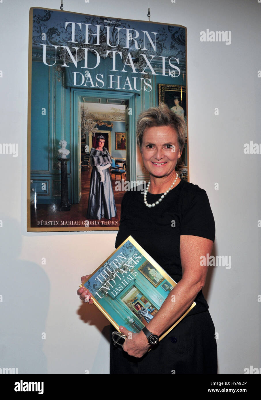 Munich, Germany. 3rd Apr, 2017. Princess Gloria von Thurn und Taxis ...