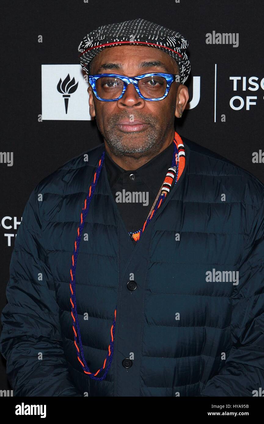 New York, NY, USA. 3rd Apr, 2017. Spike Lee at NYU Tisch School of the ...
