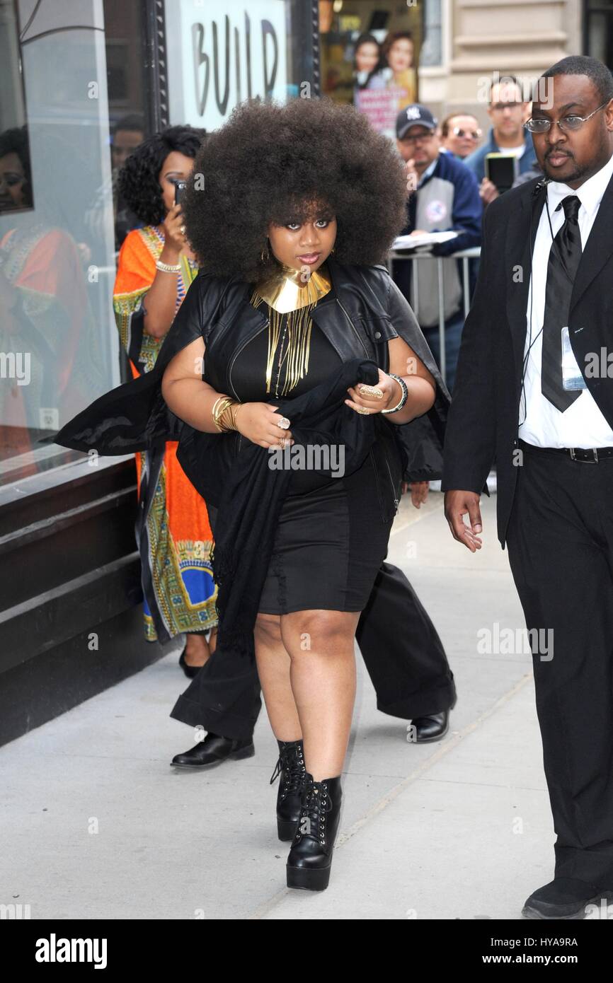 New York, NY, USA. 3rd Apr, 2017. La Porsha Renae out and about for ...