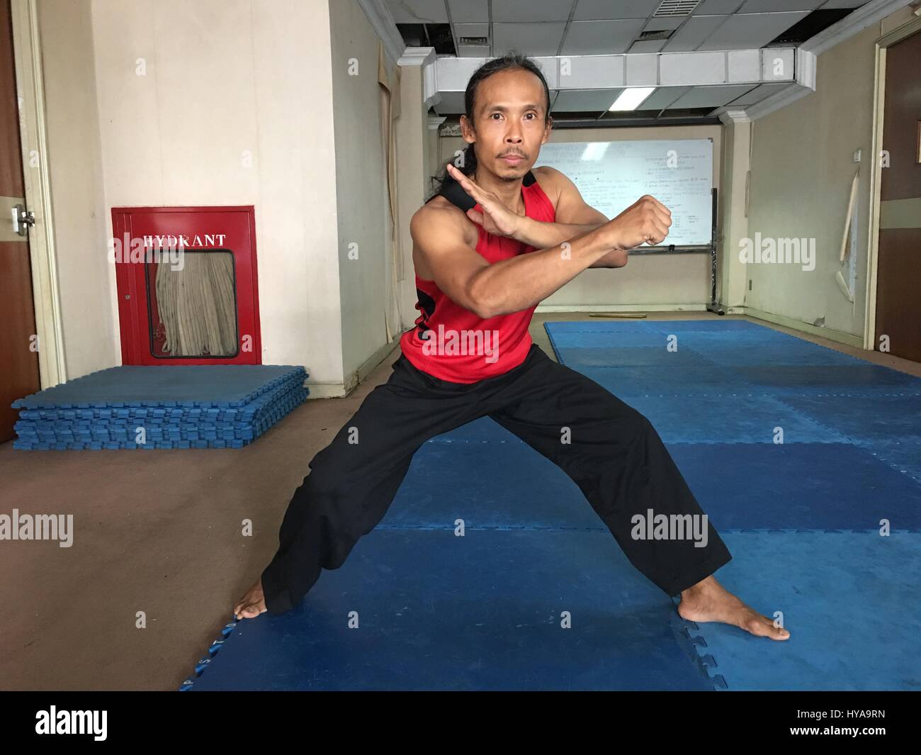 Jakarta, Indonesia. 25th Oct, 2016. Indonesian actor Yayan Ruhiyan ...