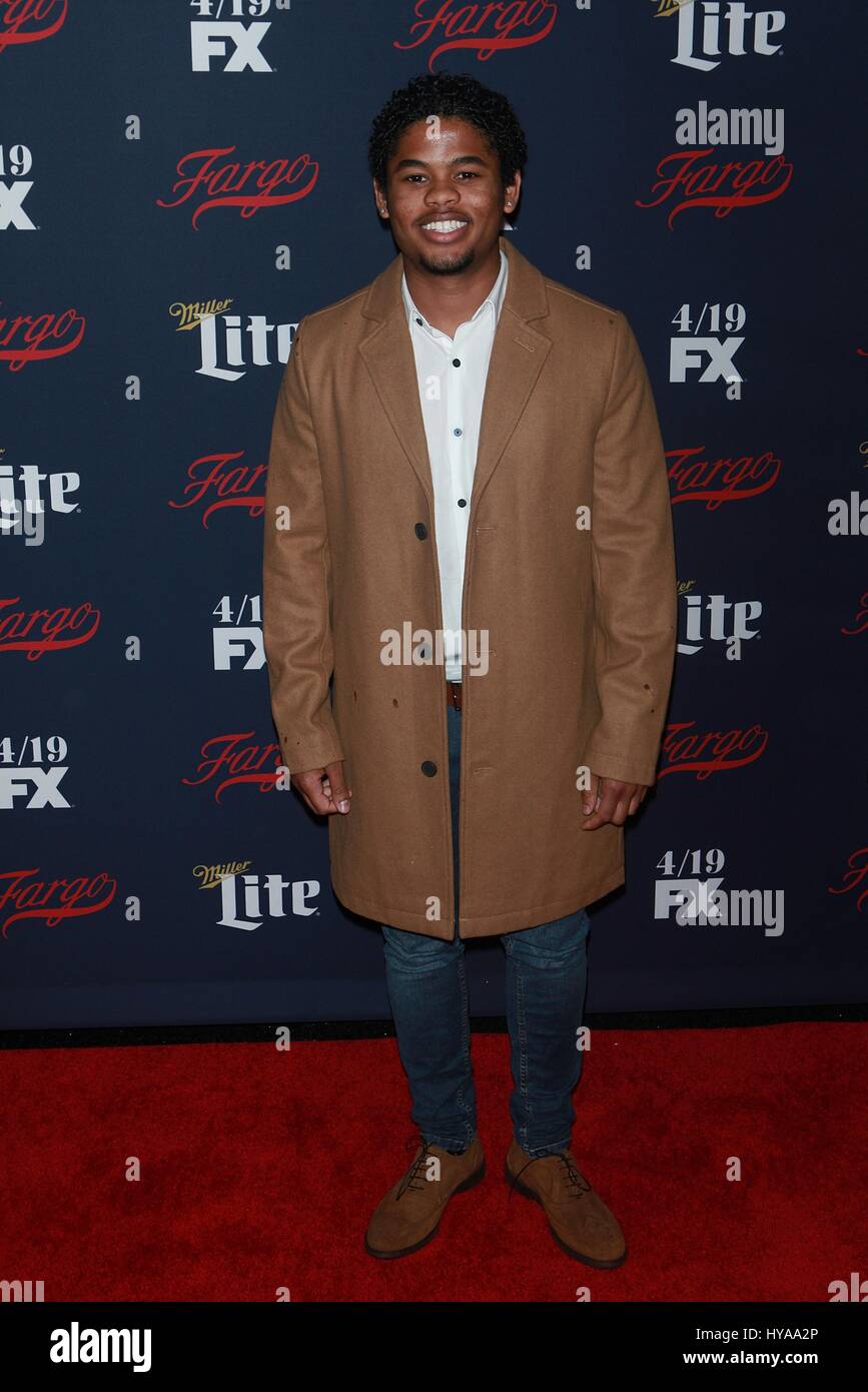 New York, NY, USA. 6th Apr, 2017. Isaiah John at FX's 2017 All-Star ...