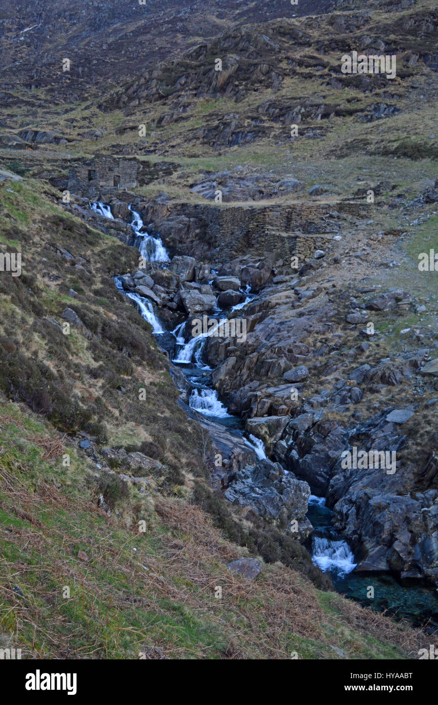 Stream on Watkin Path Stock Photo - Alamy