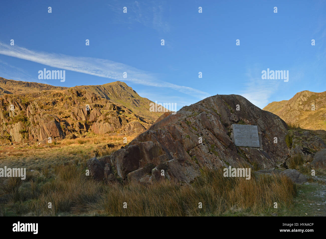 Gladstone rock snowdonia hi-res stock photography and images - Alamy