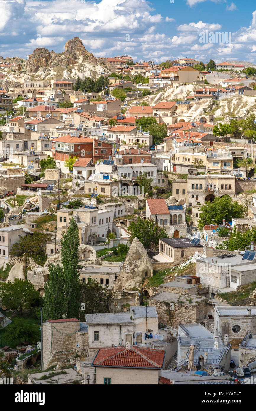 NEVSEHIR, TURKEY - MAY 8, 2016 : Cityscape view from famous ancient ...