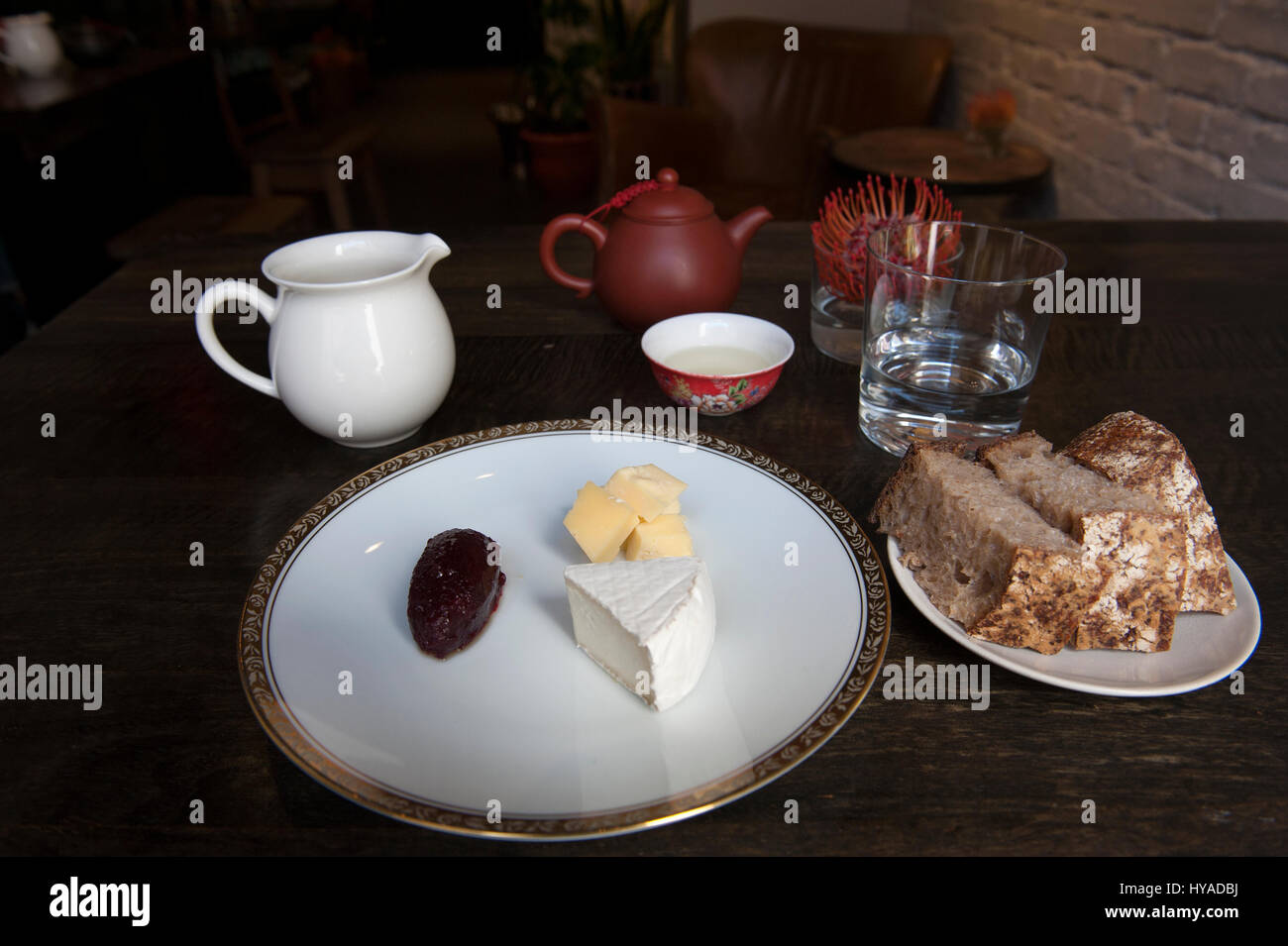 A tea shop in Greenwich Village, Manhattan, serves around 20 different ...