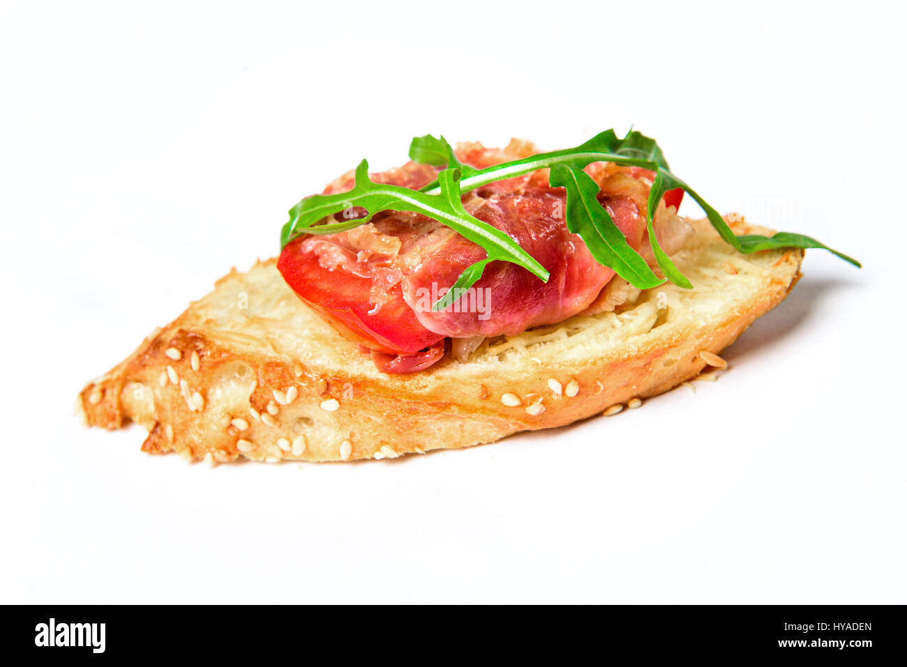 Canapes with cream cheese hi-res stock photography and images - Alamy