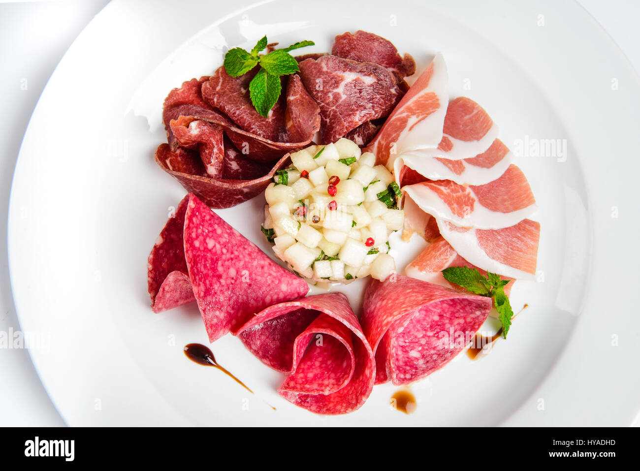 Various types cold cuts hi-res stock photography and images - Alamy