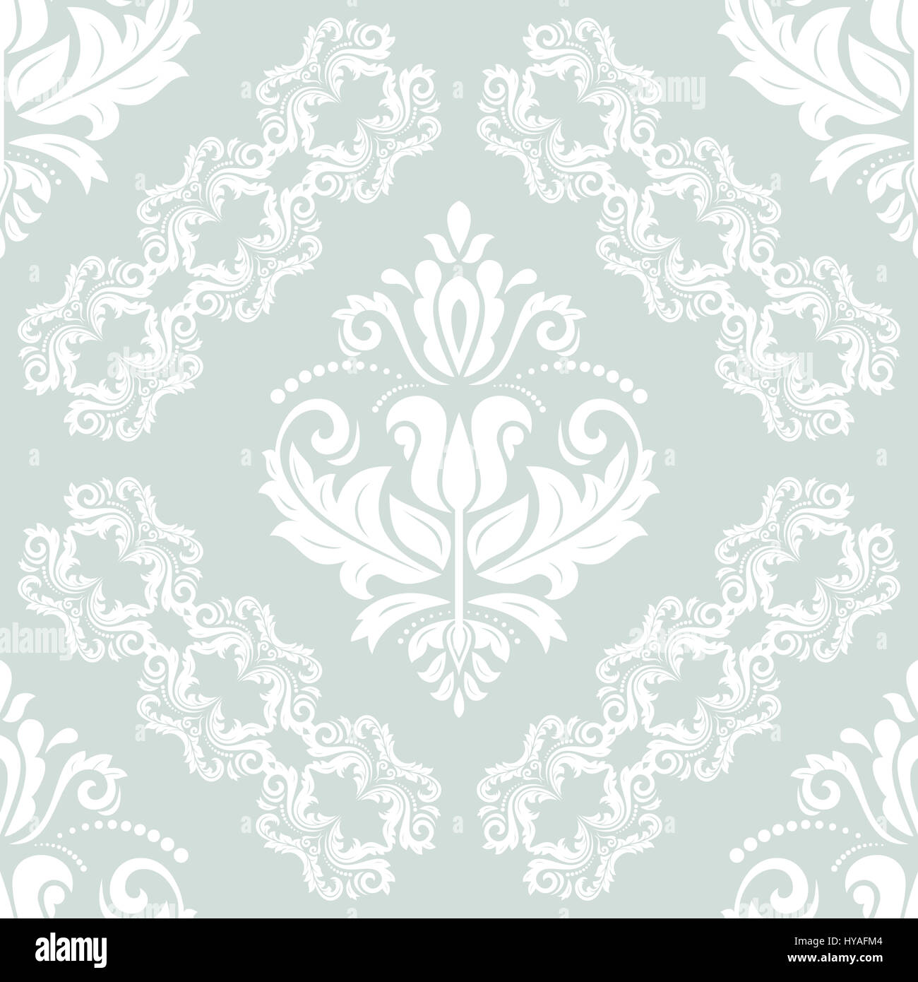 Seamless Damask Background Stock Photo - Alamy