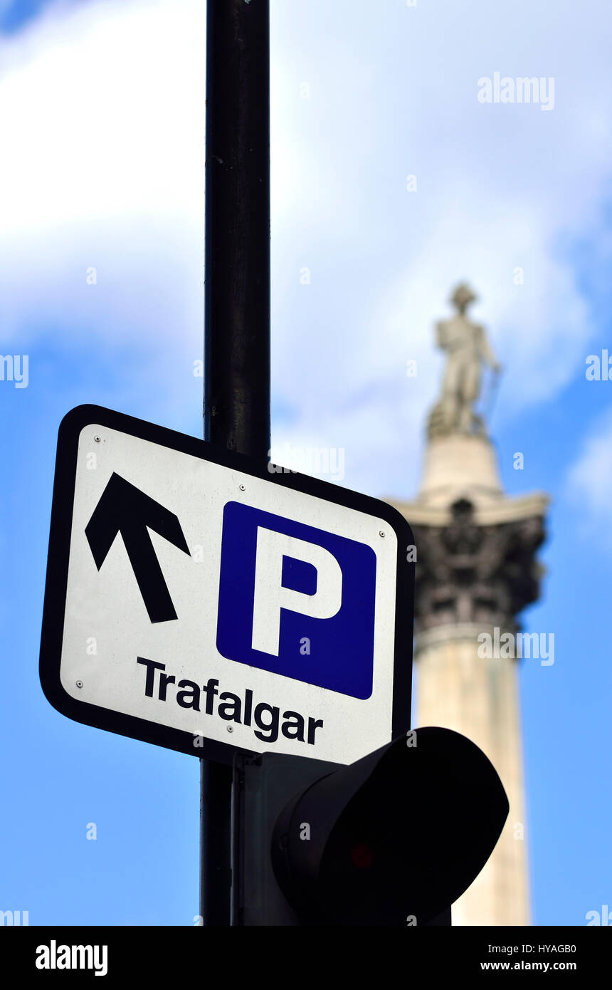 The trafalgar square car park hi-res stock photography and images - Alamy