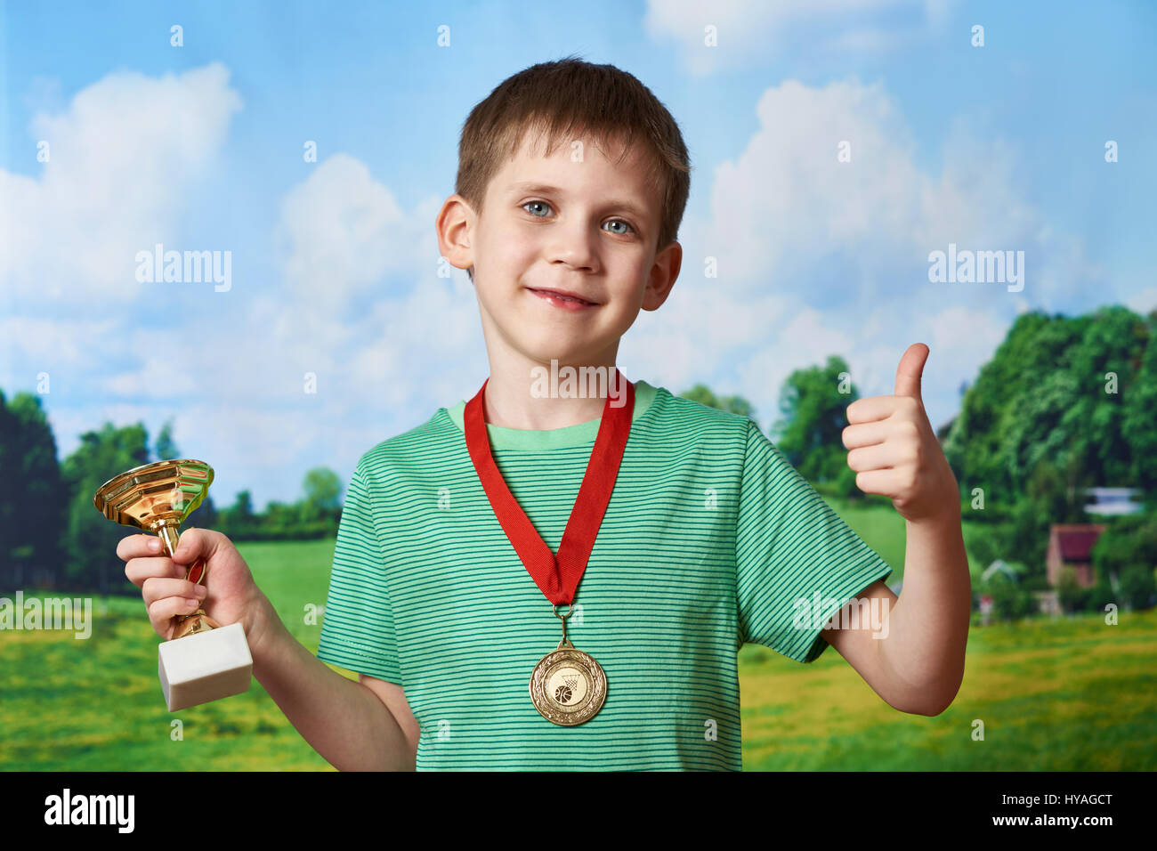 Boys success hi-res stock photography and images - Alamy