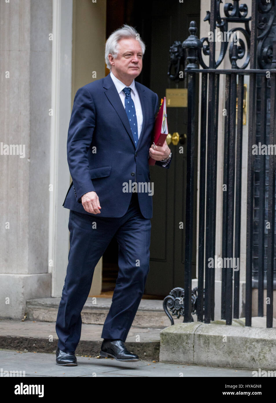 David Davis,Secretary of State for Exiting the European Union,arrives ...