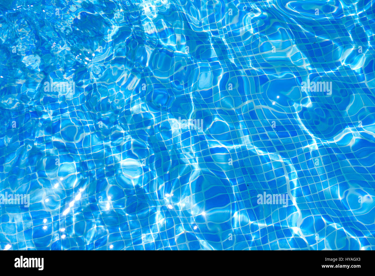 Water reflections in tiled swimming pool Stock Photo - Alamy