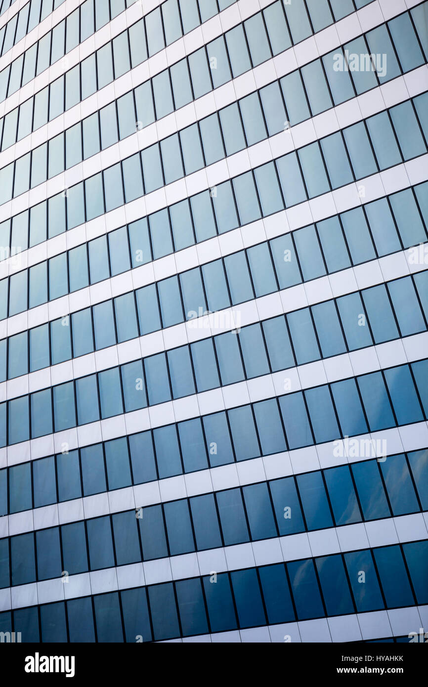 Abstract background texture with reflected in windows of modern office ...