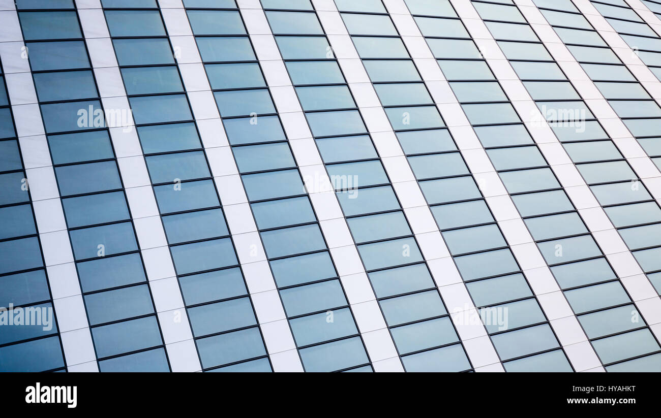 Abstract background texture with reflected in windows of modern office ...