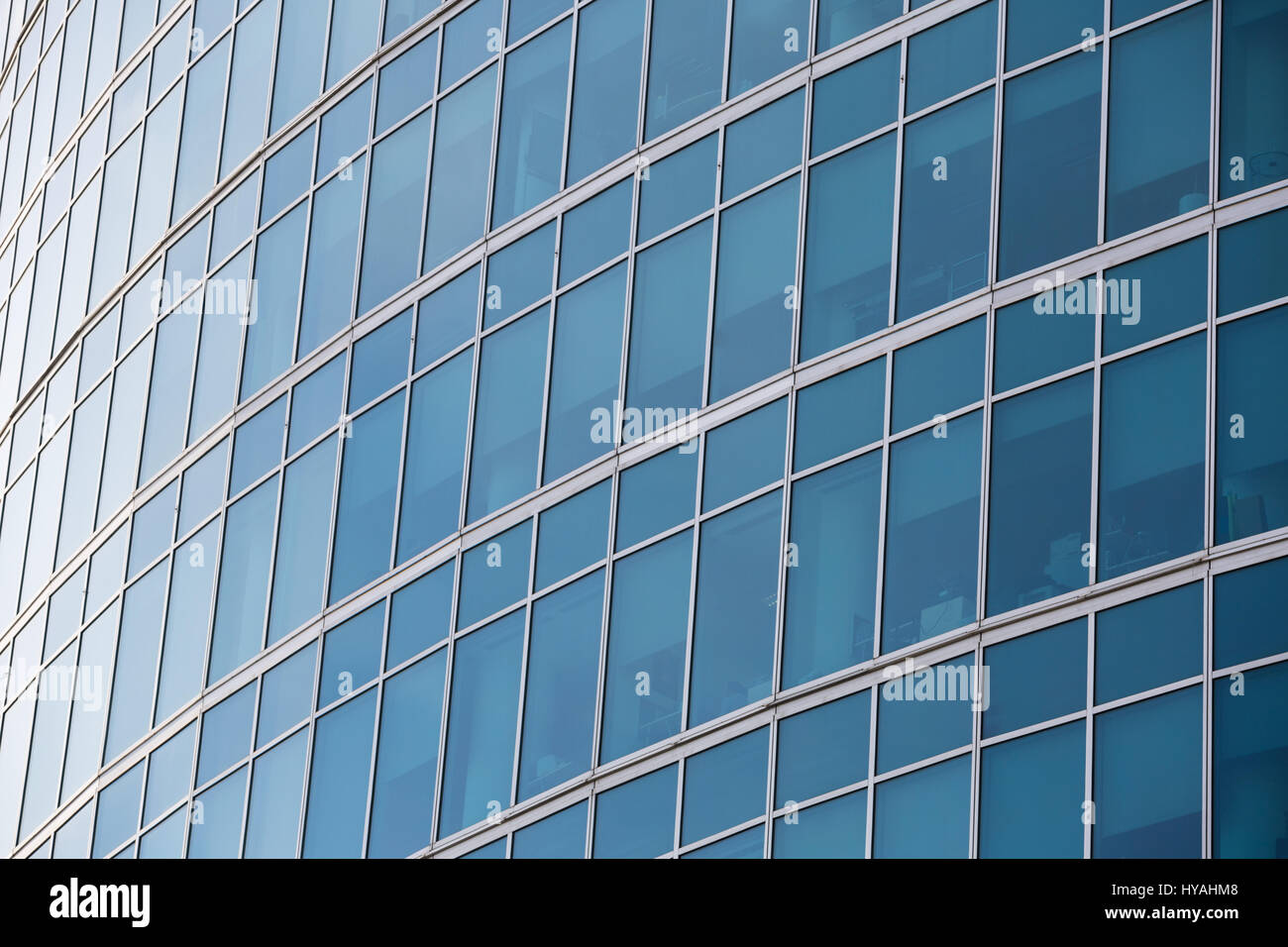 Abstract background texture with reflected in windows of modern office ...