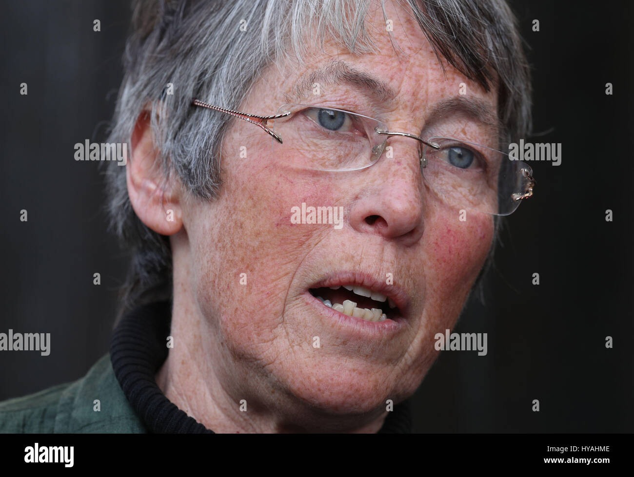 Carol Rohan Beyts, outside Edinburgh Sheriff Court, who has been ...