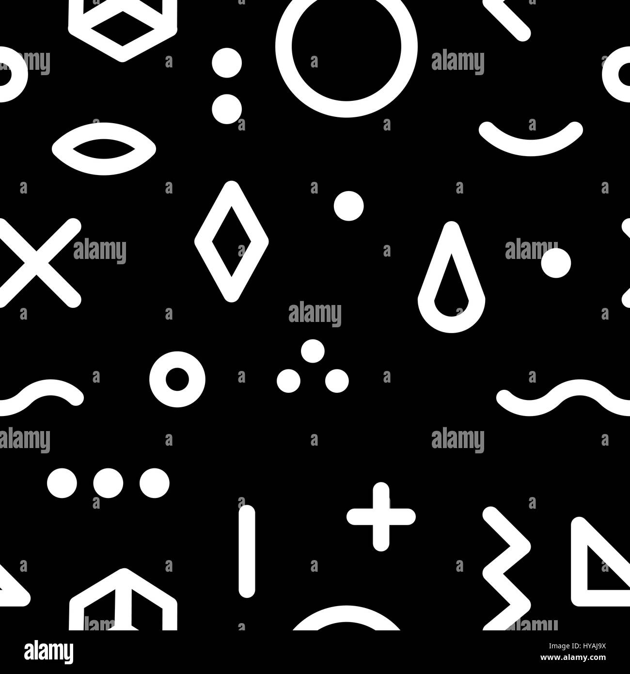 Abstract 2d background seamless Black and White Stock Photos & Images ...